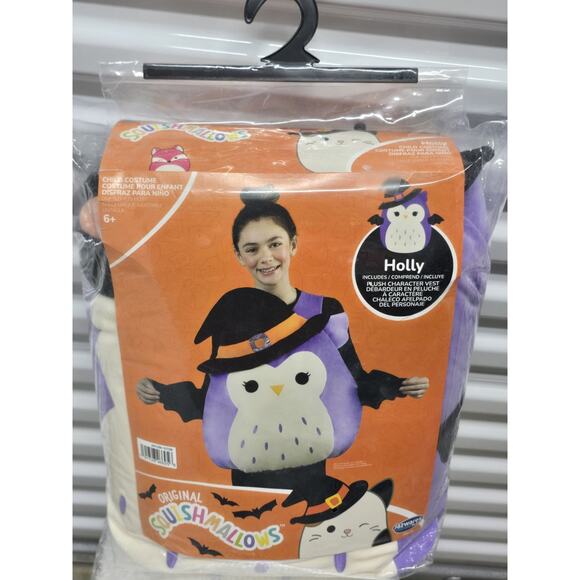 Squishmallows | Makeup | New Kids Squishmallow Holly The Owl Costume 6 ...